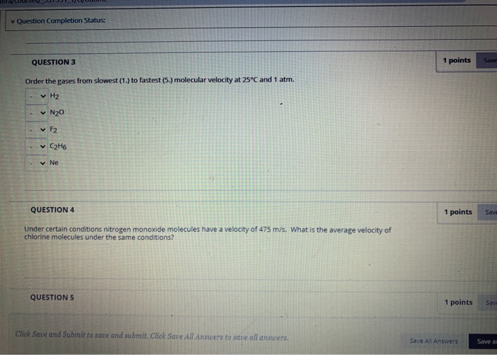 Solved Question Completion Status: QUESTION 1 1 points Save | Chegg.com