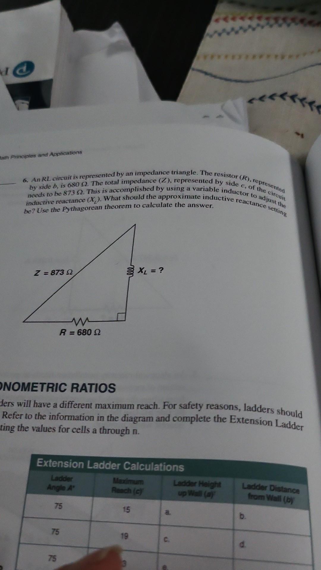 Solved 6. An RL circuit is represented by an impedance | Chegg.com