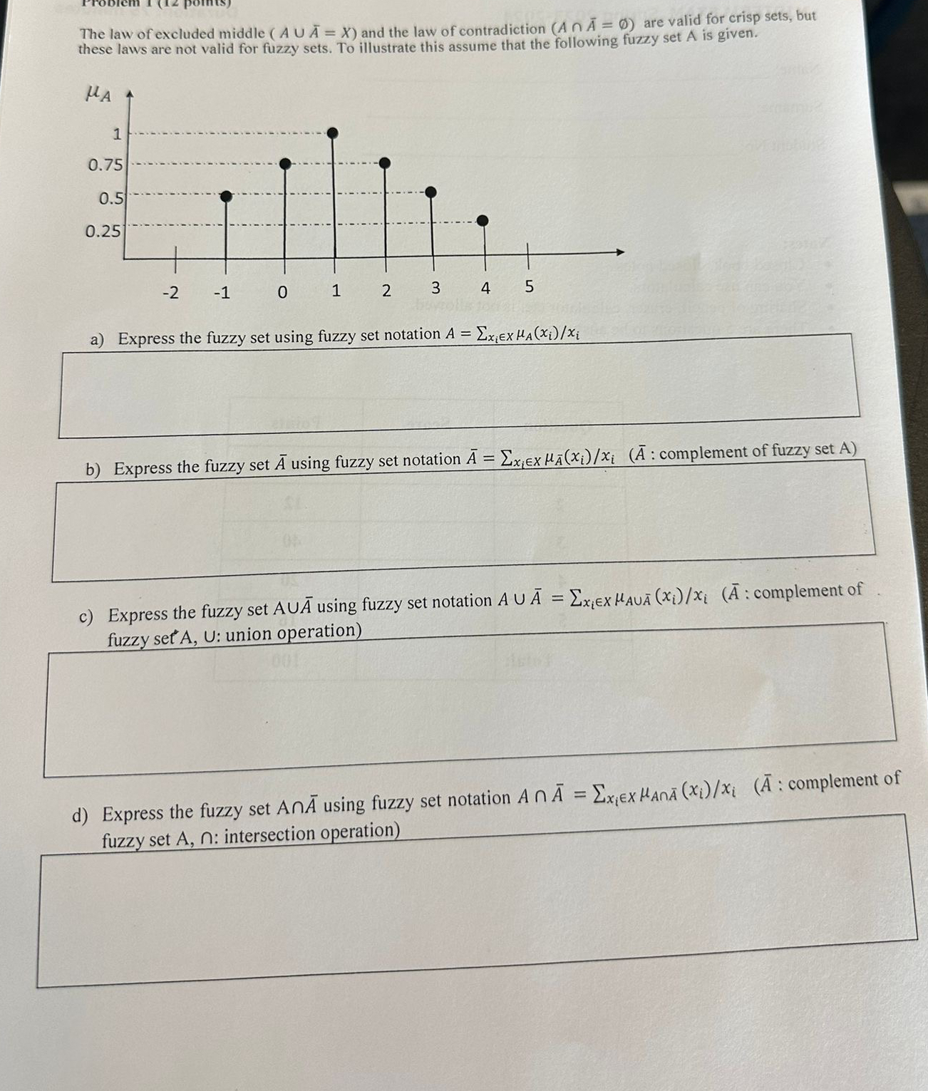 Solved The law of excluded middle )=(x ﻿and the law of | Chegg.com