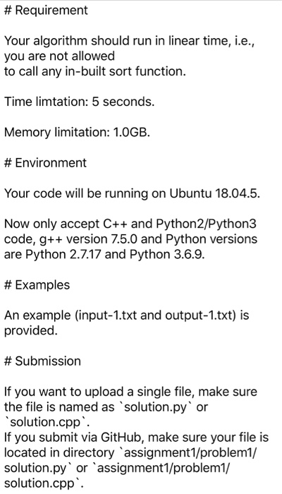 Solved # Problem Description Merge two sorted arrays of | Chegg.com
