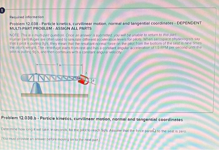 Solved Required information Problem 12.038. Particle | Chegg.com