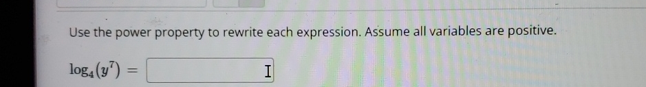 Solved Use the power property to rewrite each expression. | Chegg.com
