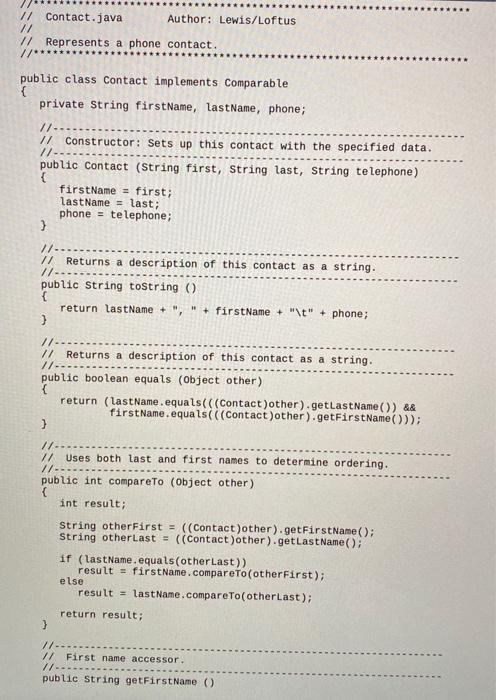 Solved Pp 10 4 Rewrite The Sorting Class So That Both