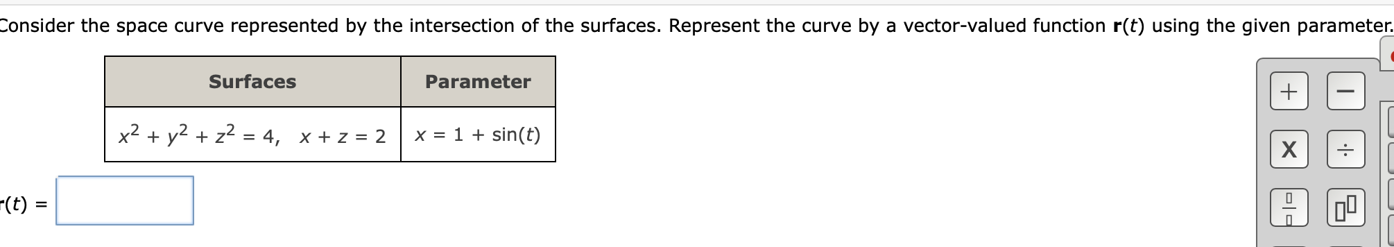 Solved Find a set of parametric equations of the line with | Chegg.com