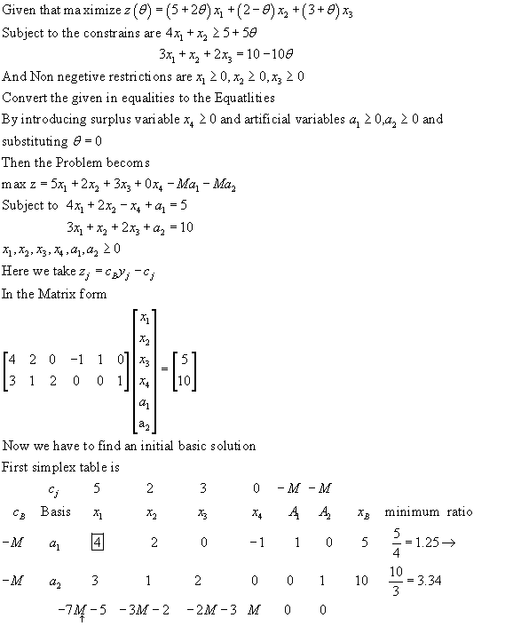 a) Determine the range of nonnegative valuesof θ over | Chegg.com