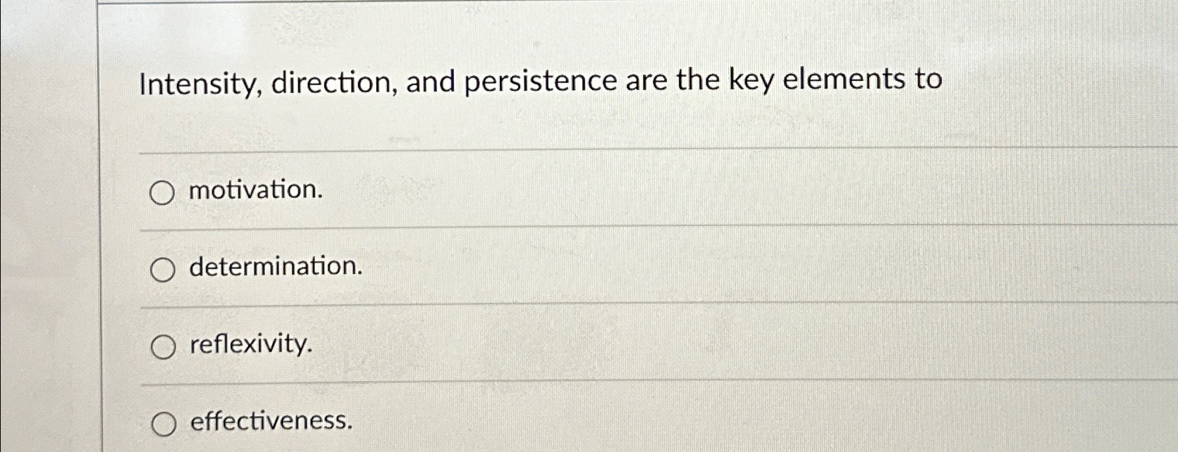 Solved Intensity, direction, and persistence are the key | Chegg.com