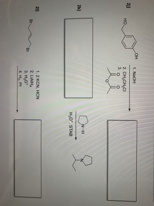 Solved 1. Cl, H20 2. NaOH 3. CH3CH2MgBr 4. H30* 1. Mg 2h) 2. | Chegg.com