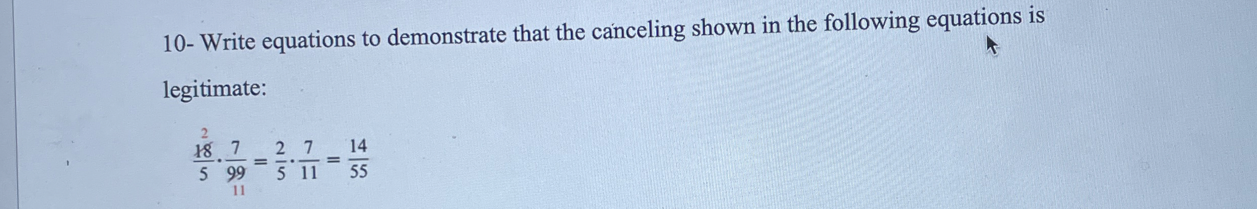 Solved 10 - ﻿Write equations to demonstrate that the | Chegg.com