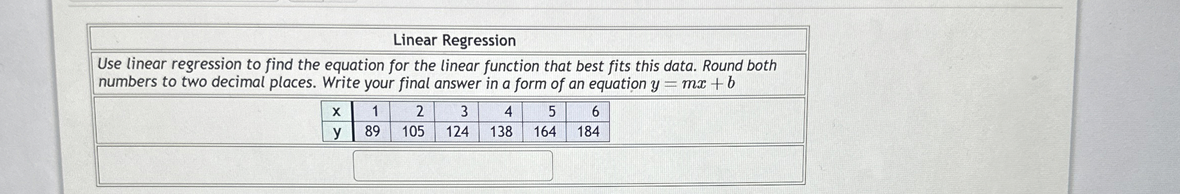 Solved Steps for Linear RegressionUse linear regression to | Chegg.com