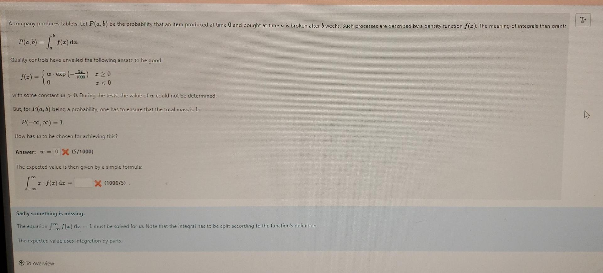 Solved P(a,b)=∫abf(x)dx. Quality controls have unveiled the | Chegg.com