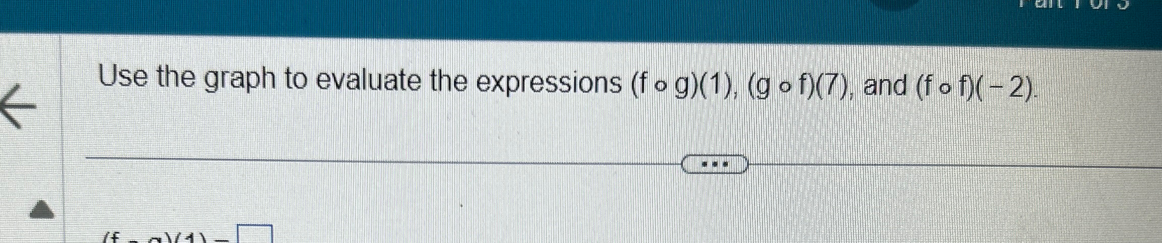 Use the graph to evaluate the expressions | Chegg.com