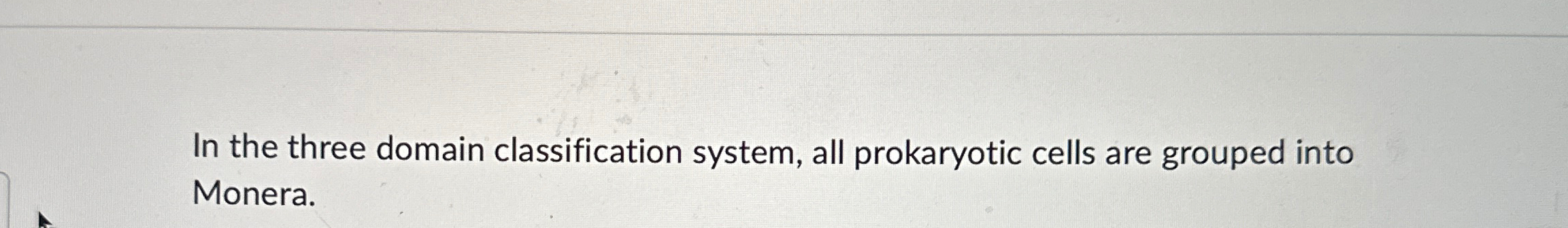 Solved In the three domain classification system, all | Chegg.com
