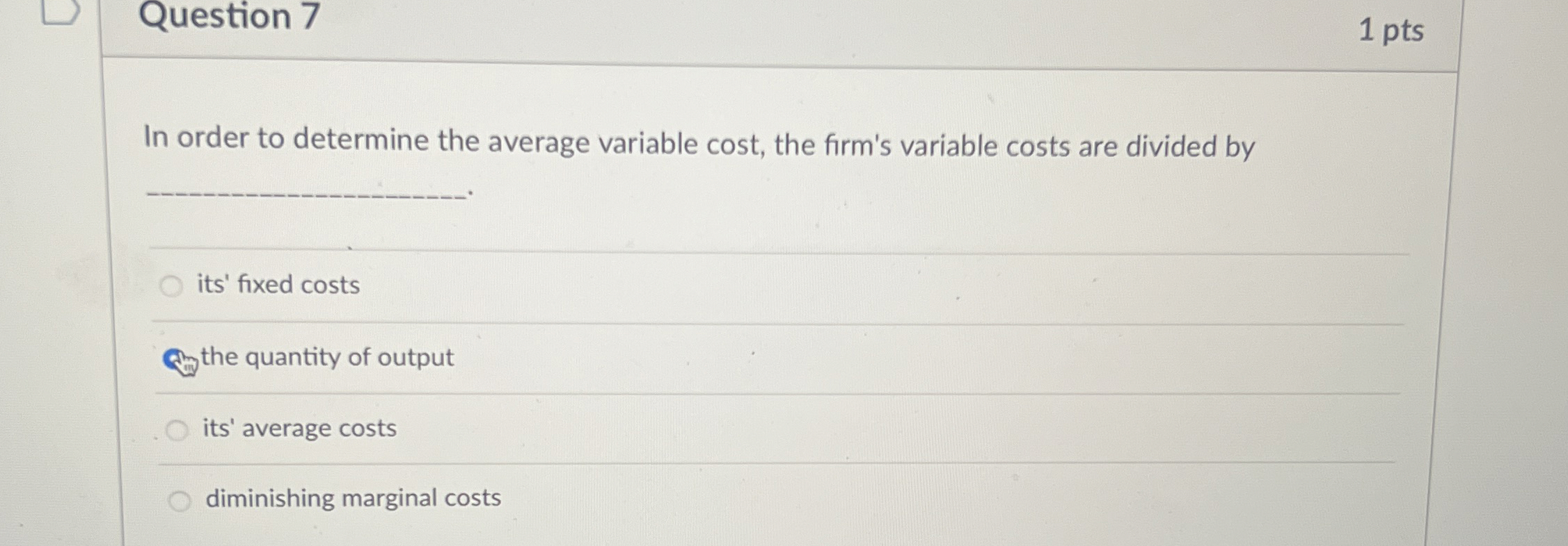 Solved Question 71 ﻿ptsIn order to determine the average | Chegg.com