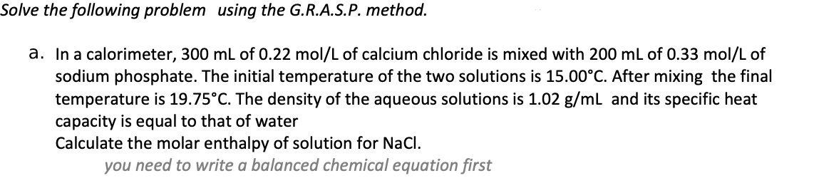 Solved Please solve all parts. It's one question with 4 | Chegg.com