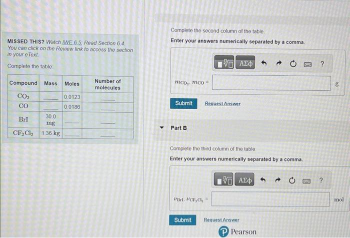 Solved Complete the socond column of the table MIS SED THIS? | Chegg.com