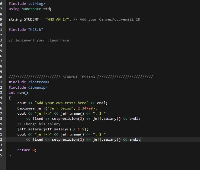 Solved 20 Employees are People Too! C lass data members can | Chegg.com