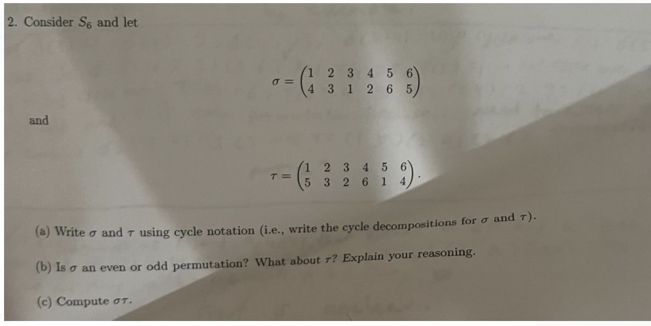 This is for abstract algebra class. Please show me | Chegg.com