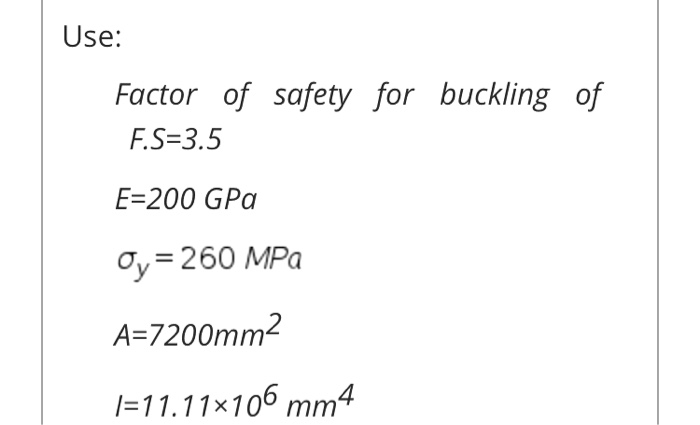 Solved A W360*57 column is made of A-36 steel and is fixed | Chegg.com