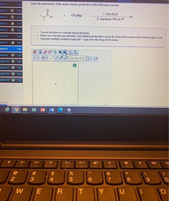Solved stion TE Draw the structure(s) of the major organic | Chegg.com Solved stion TE Draw the structure(s) of the major organic | Chegg.com