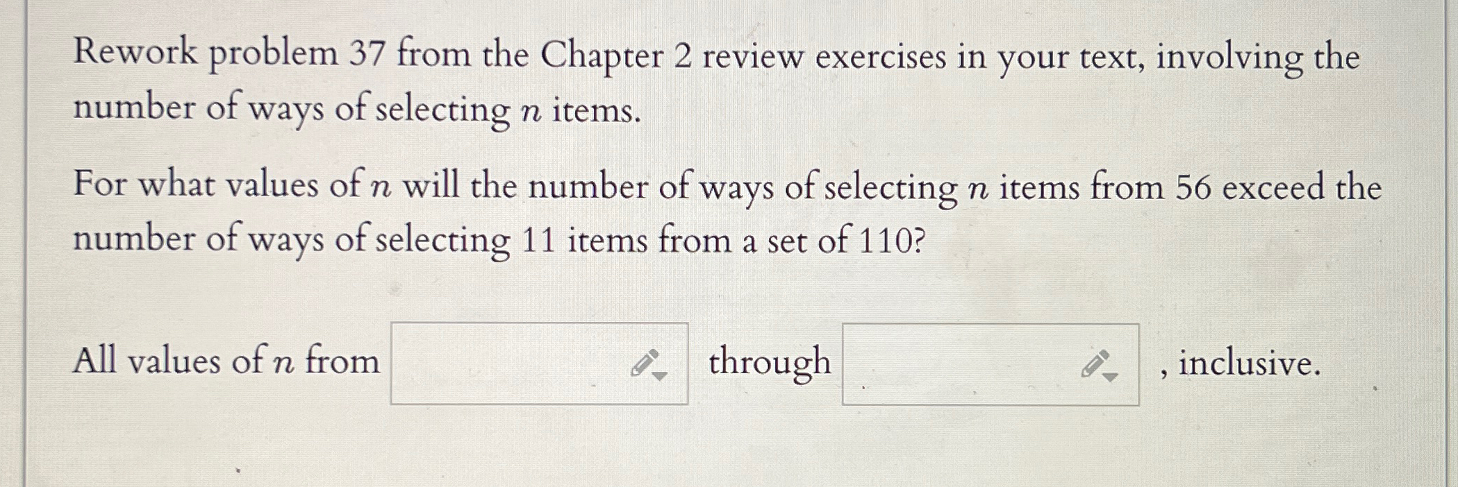 Solved Rework problem 37 ﻿from the Chapter 2 ﻿review | Chegg.com