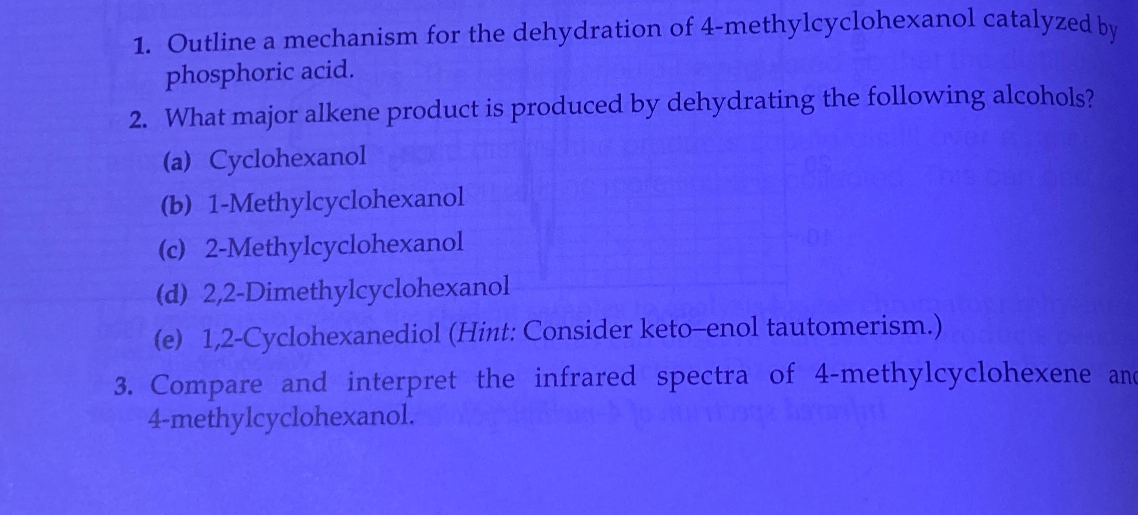 Solved Outline a mechanism for the dehydration of | Chegg.com Solved Outline a mechanism for the dehydration of | Chegg.com