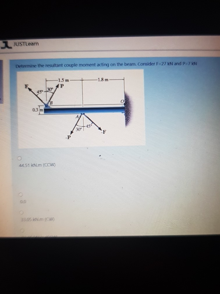 Solved JUSTLearn Determine the resultant couple moment | Chegg.com Solved JUSTLearn Determine the resultant couple moment | Chegg.com