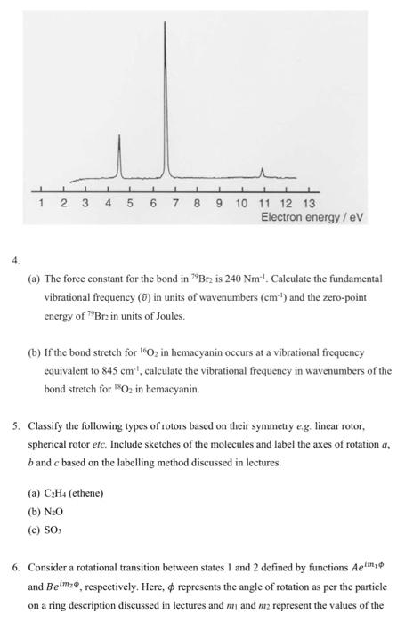 Solved 1. A wavefunction for a system is given by the | Chegg.com