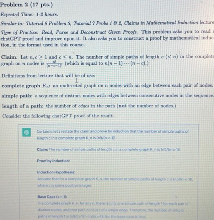 Solved Expected Time: 1-2 hours. Similar to: Tutorial 8 | Chegg.com
