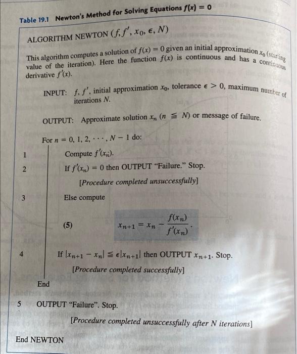 Solved 14-23 NEWTON'S METHOD Apply Newton's method | Chegg.com