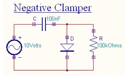 Solved 6.CLAMPER - CIRCUITS Aim: To simulate a clamper | Chegg.com