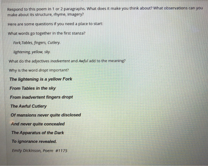 Respond to this poem in 1 or 2 paragraphs. What does | Chegg.com