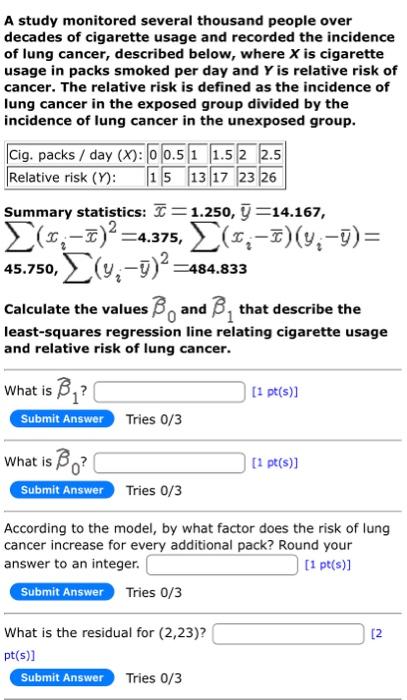 Solved A study monitored several thousand people over | Chegg.com