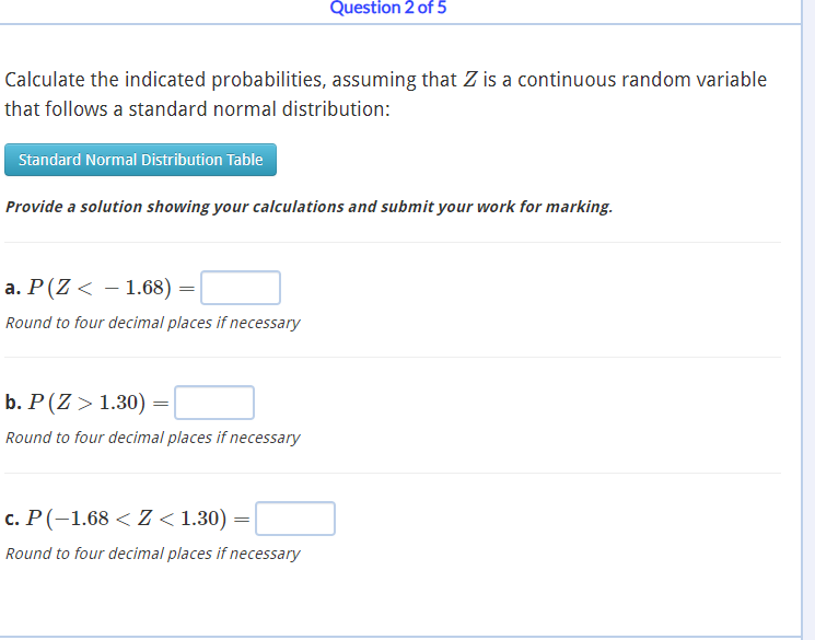Solved Calculate the indicated probabilities, assuming that | Chegg.com