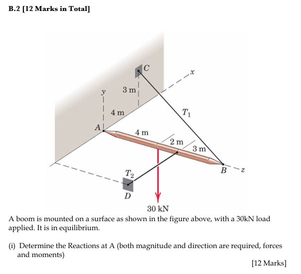 Solved B. 2 [12 ﻿Marks in Total] ﻿applied. It is in | Chegg.com