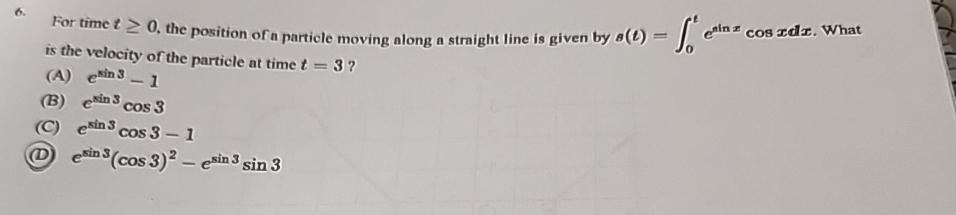 Solved For time t>=0, the position of a particle moving | Chegg.com