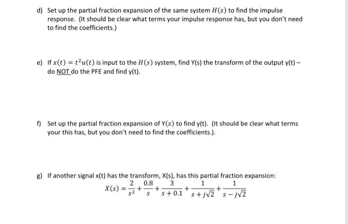 Solved 1 of 2 Questions - Laplace Transforms You have access | Chegg.com