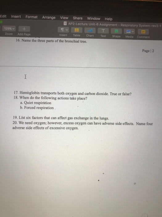 Solved Edit Insert Format Arrange View Share Window Help | Chegg.com