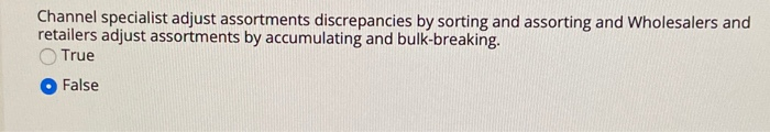 Solved Channel specialist adjust assortments discrepancies | Chegg.com