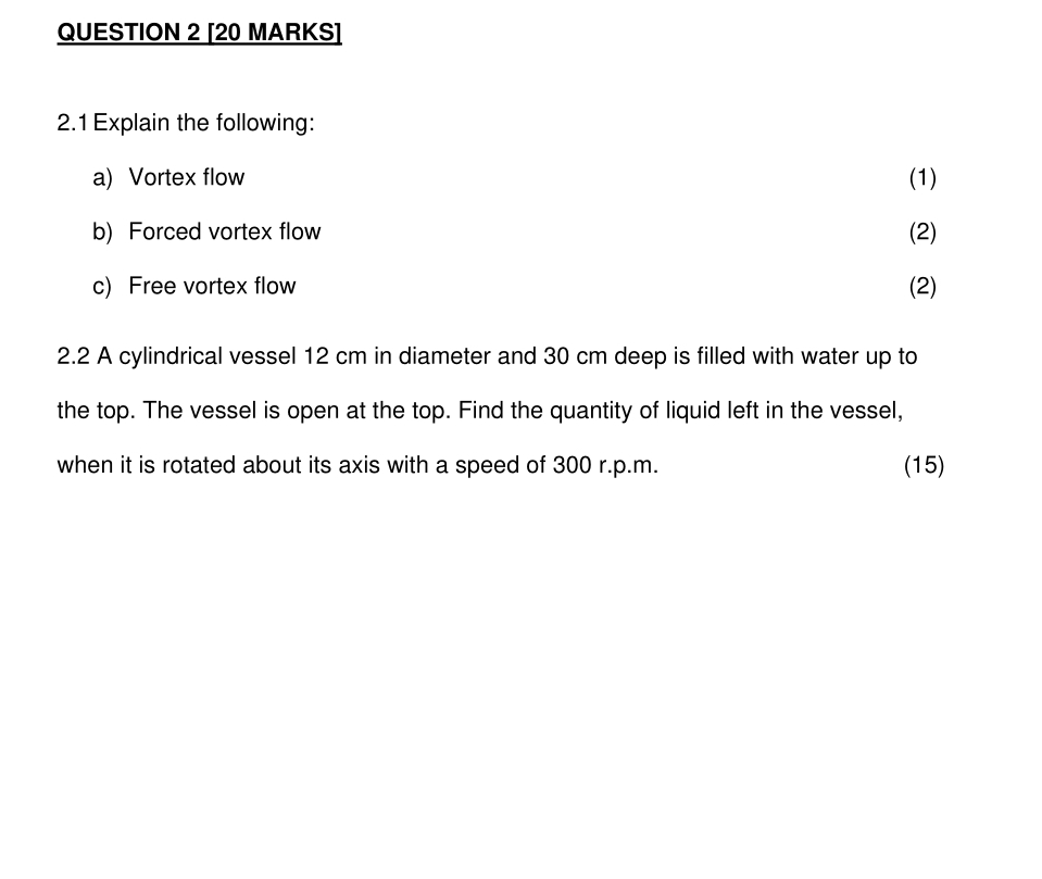 Solved QUESTION 2 [20 ﻿MARKS]2.1 ﻿Explain the following:a) | Chegg.com