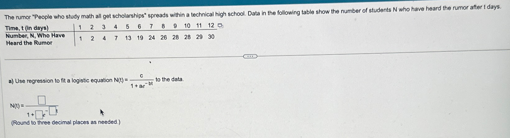 Solved The rumor "People who study math all get | Chegg.com