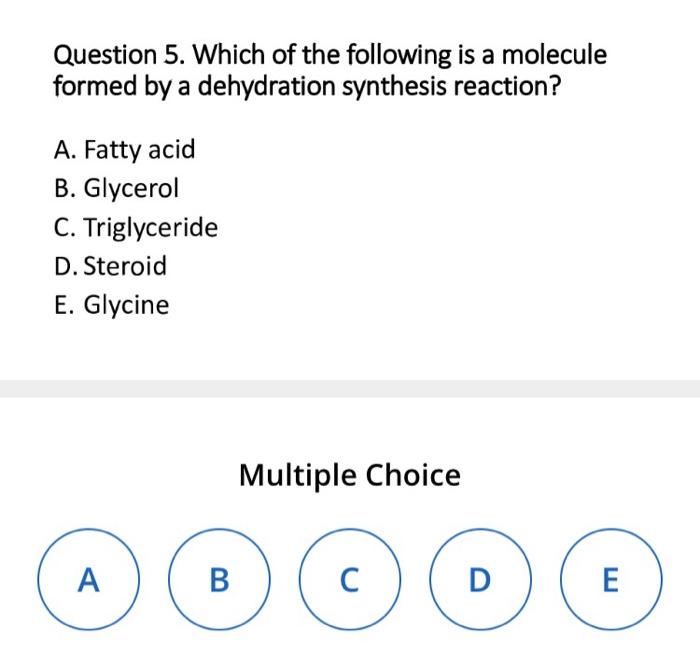 Solved Question 5 . Which of the following is a molecule | Chegg.com