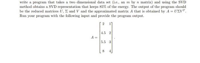 Solved 7. Programming assignment: Using the language MATLAB | Chegg.com