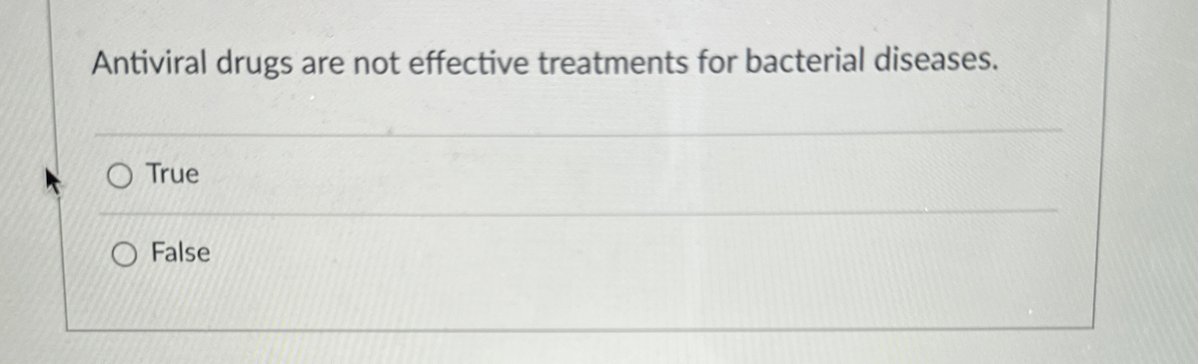 Solved Antiviral drugs are not effective treatments for | Chegg.com