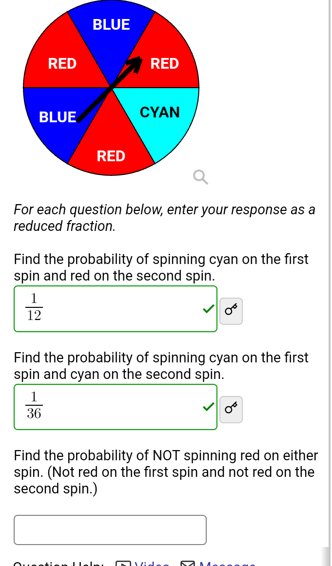 Solved For each question below, enter your response as a | Chegg.com