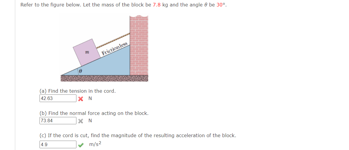 Solved Refer to the figure below. Let the mass of the block | Chegg.com
