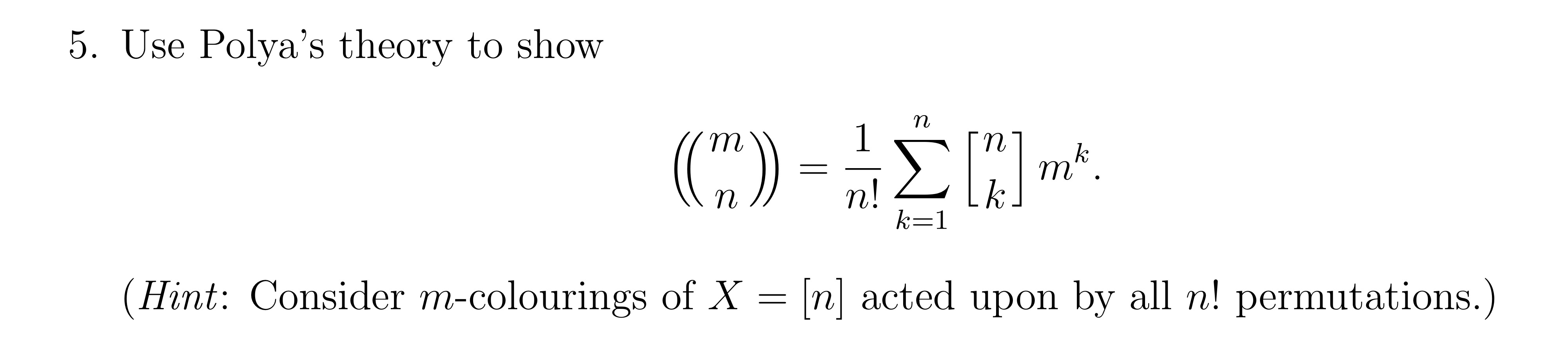 Solved Use Polya's theory to | Chegg.com