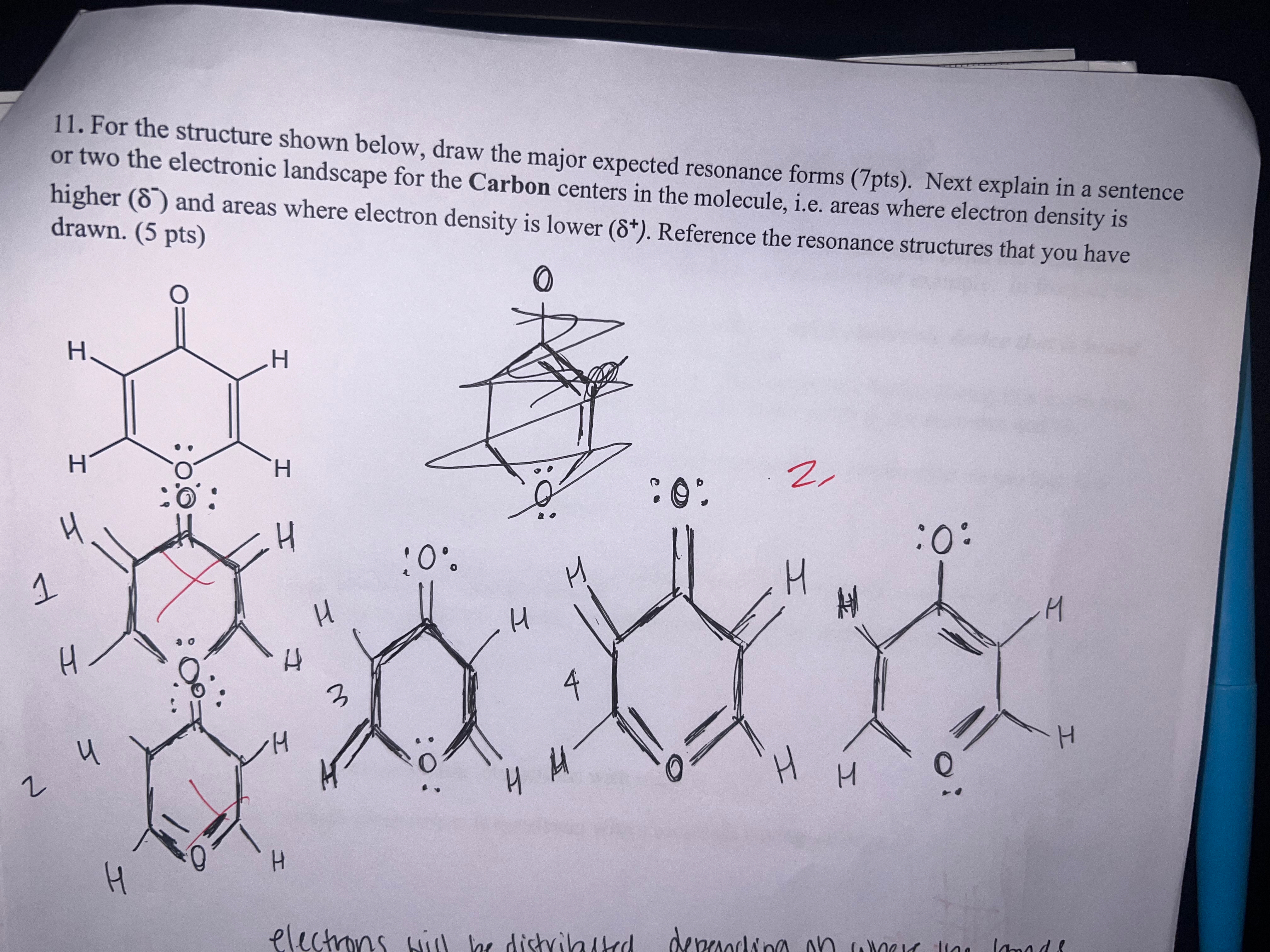 Solved by an EXPERT PLEASE DRAW OUT ALL RESONANCE STRUCTURES AND ...