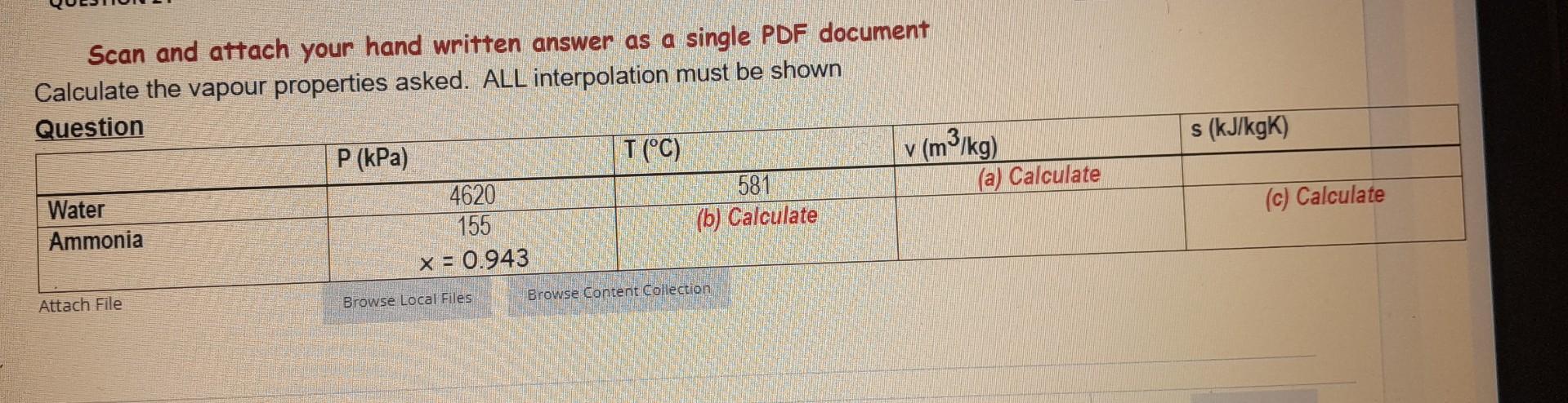 Solved Scan and attach your hand written answer as a single | Chegg.com
