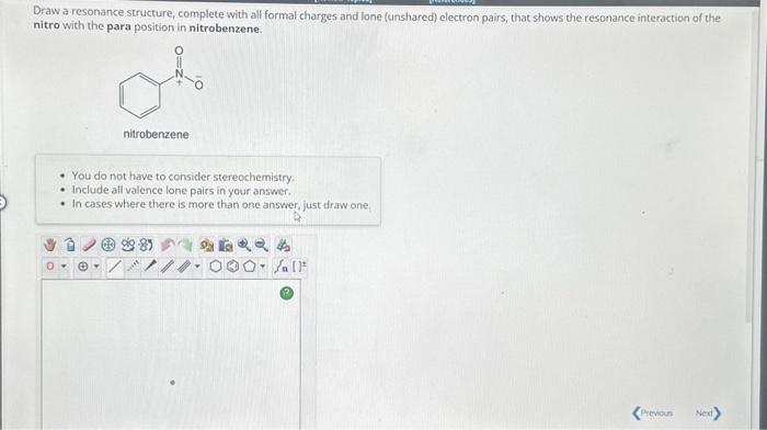 Solved Draw a resonance structure, complete with all formal | Chegg.com