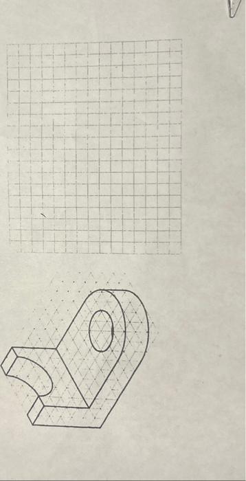 Solved construct the orthographic views of this part | Chegg.com